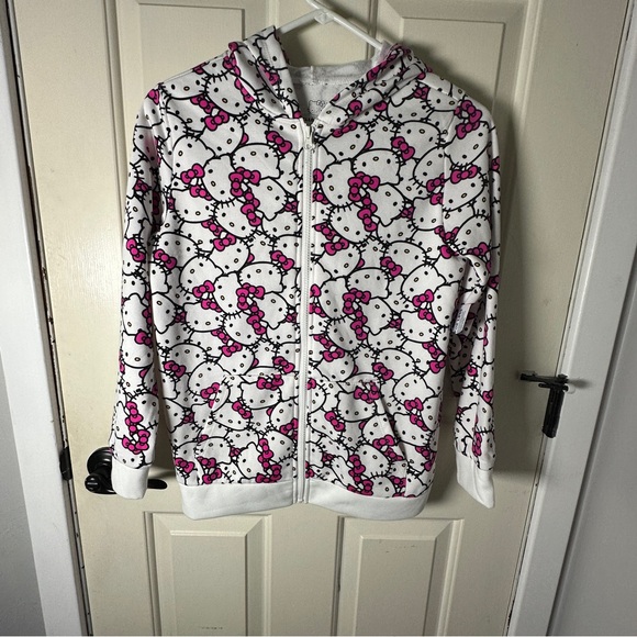 Hybrid Apparel | Shirts & Tops | Hello Kitty Kids Zipup Hoodie White ...